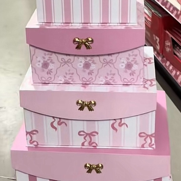 Storage & Organization | Viral Dollar General Pink And Gold Decorative ...